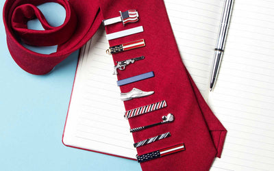 A Gentlemen's Guide on How to Wear a Tie Clips, Tie Bar, Tie pin & Bol
