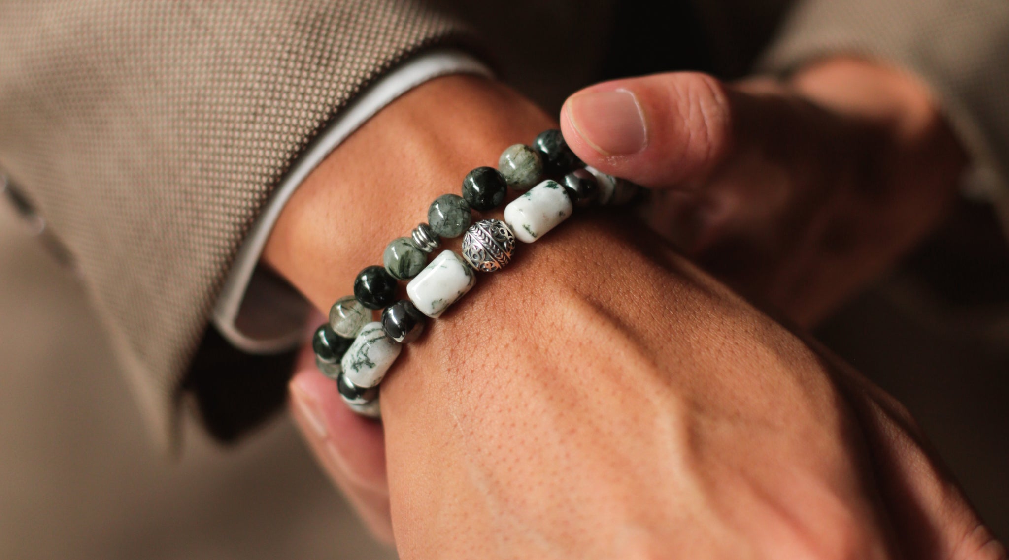Gaia Bracelet Men Beaded Bracelet